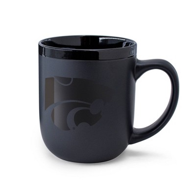 Ncaa Kansas State Wildcats 12oz Ceramic Coffee Mug - Black : Target