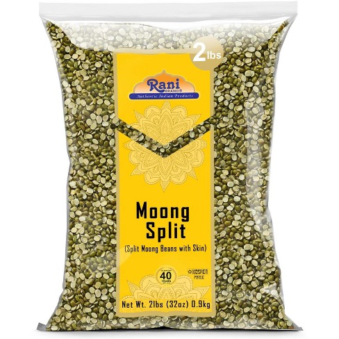 Moong Split (split Moong Beans W/skin) - 32oz (2lbs) 908g - Rani Brand Authentic Indian Products ...