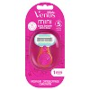 Venus Mini Extra Smooth On The Go Women's Razor + 1 Razor Blade Refill ...