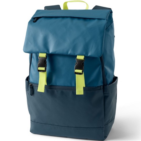 Lands' End Kids Flap Front Backpack - - Lunar Blue Colorblock : Target
