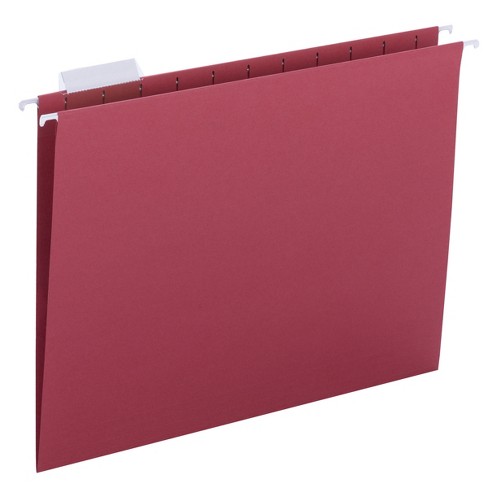 Smead Hanging File Folder With Tab, 1/5-cut Adjustable Tab, Letter Size ...