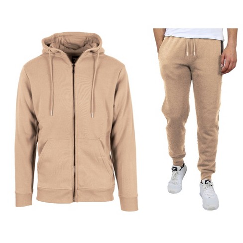 Rudolph Men's Slim Fit Fleece-lined Full Zip Hoodie & Jogger 2-piece ...