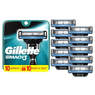 Gillette Mach3 Men's Razor Blade Refills - 10ct : Target