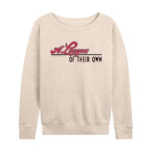 Women's - A League Of Their Own - Logo Lightweight French Terry Wide ...