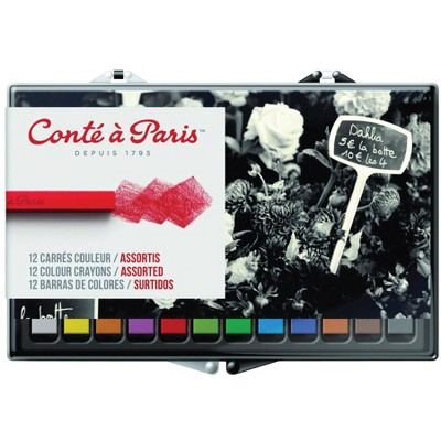 Conte Pastel Pencils, Assorted Colors, Set Of 12 : Target