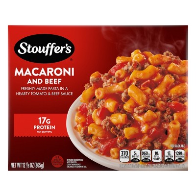 Stouffer's Macaroni And Beef Frozen Meal - 12.875oz : Target