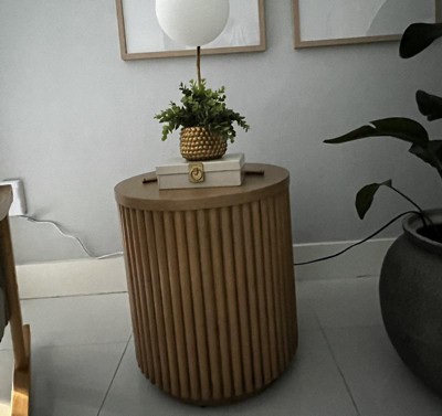 Dowel Fully Assembled Accent Table Natural - Threshold™ Designed With ...