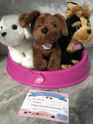 Pucci Pup Adopt-a-pucci Pup Pink Bed Stuffed Animal : Target