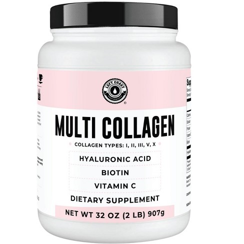 Multi Collagen Powder With Biotin, Grass Fed Hydrolized Collagen ...