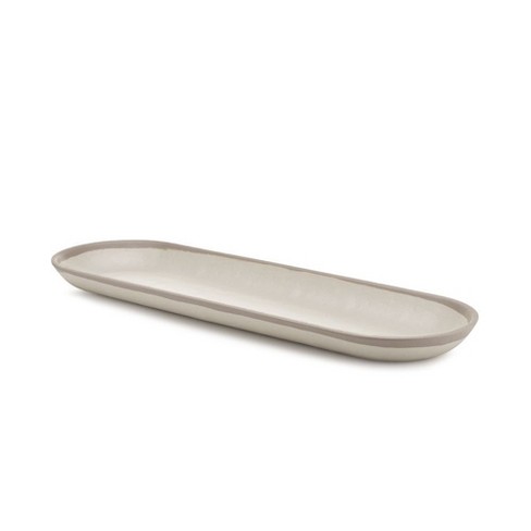 Q Home | Potter Stone 18" X 5.5" Melaboo Long Oval Platter : Target