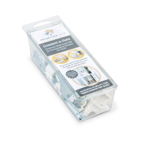 Primetime Petz Connect-a-gate-universal Wall Mount Kit For Wooden Pet ...