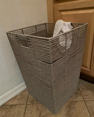 Twisted Rope Hamper Gray - Brightroom™ : Target