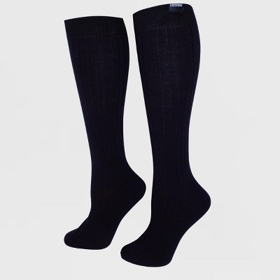 Lechery Unisex Classic Cotton Blend Woven Tab Knee-highs (1 Pair) - One ...
