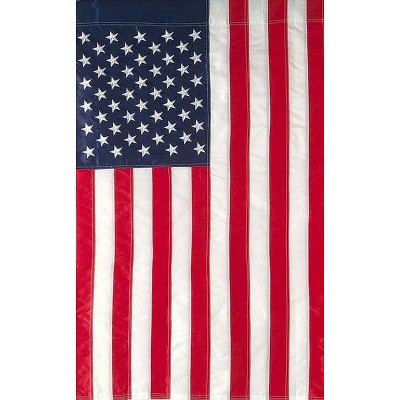 Briarwood Lane American Flag Applique & Embroidered House Flag Stars ...