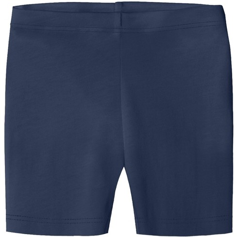 City Threads Usa-made Organic Cotton Soft Girls Bike Shorts | Midnight ...