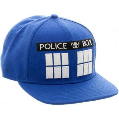 Bioworld Doctor Who Tardis Blue Snapback Hat Blue : Target