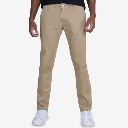 X Ray Men's Big And Tall Five Pocket Commuter Pants In Stone Size 42x34 ...