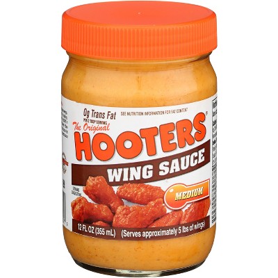 Hooters Sauce Wing Medium - Case Of 6 - 12 Oz : Target
