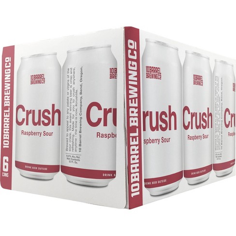 10 Barrel Raspberry Sour Crush Beer - 6pk/12 Fl Oz Cans : Target