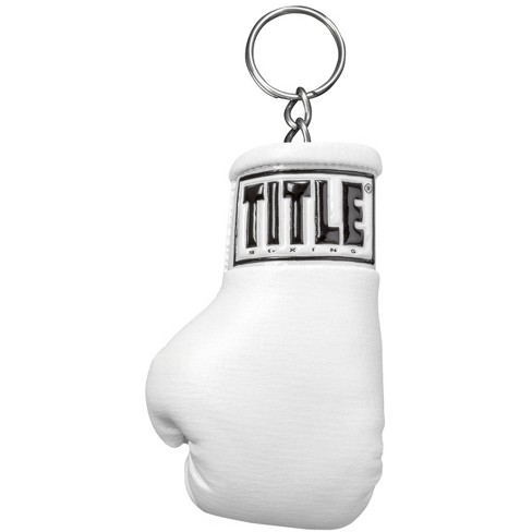 Title Boxing Authentic Detailed Mini Lace Up Glove Key Ring - White ...