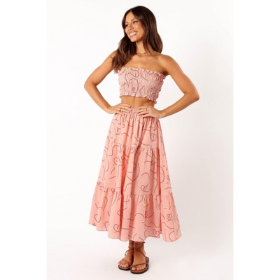 Francesca Two Piece Set - Pink Swirl S : Target