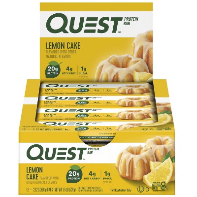 Quest Nutrition Lemon Cake - 2.12oz/12ct : Target
