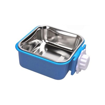 Wonder Meadow - Hanging Removable Pet Bowl For Crates Blue : Target