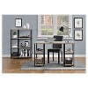 Room Joy Arborview Double Pedestal Desk Sonoma Oak Transitional Style Laminated Particle Board Open Shelf Storage Target