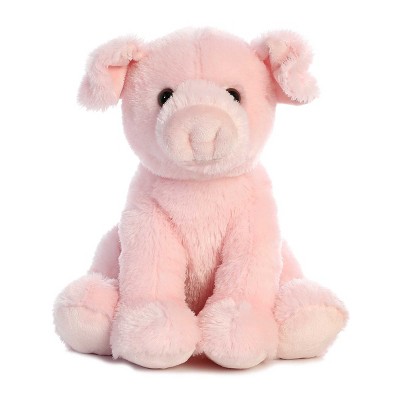Aurora Medium Pig Cuddly Stuffed Animal Pink 12" : Target