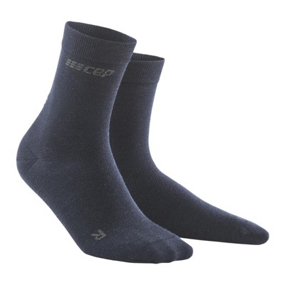 Cep Allday Merino Mid Cut Compression Socks, Men Dark Blue Medium : Target