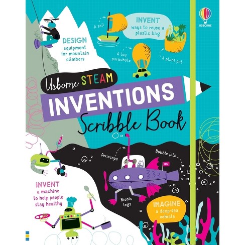 Inventions Scribble Book Steam Scribble Books By Usborne Hardcover