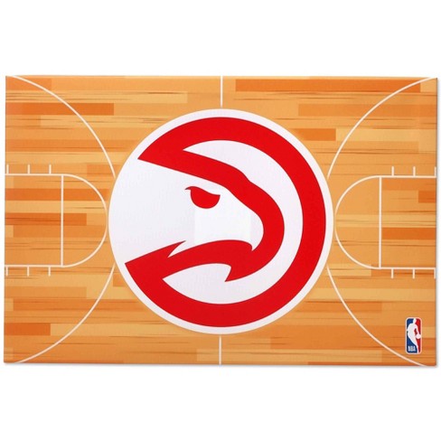 Nba Atlanta Hawks Court Canvas Wall Sign : Target
