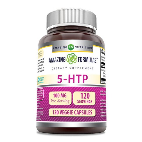 Amazing Formulas 5 Htp 100 Mg 120 Veggie Capsules : Target