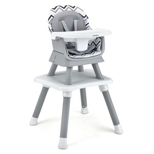 Baby High Chair, 8-in-1 Convertible Highchair with 3 Position ...