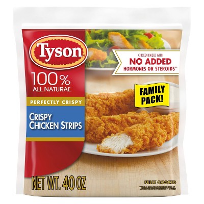 Tyson Crispy Chicken Strips Family Pack Frozen - 2.5lbs : Target