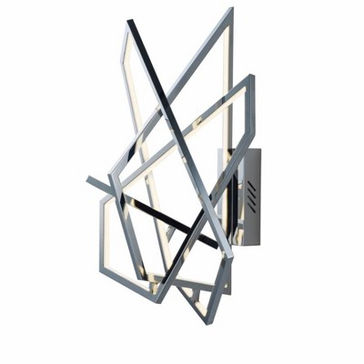 ET2 Lighting Trapezoid 1 - Light Wall Light in Polished Chrome : Target