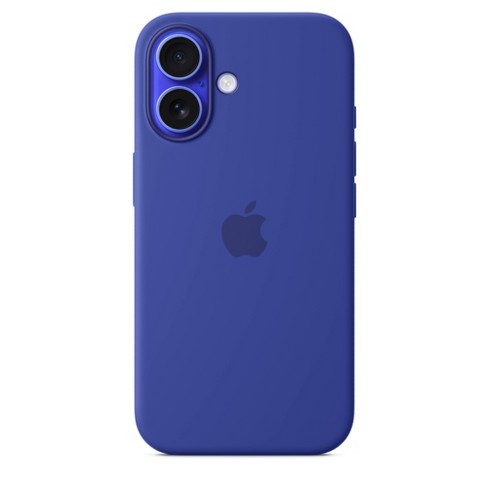 Apple Iphone 16 Silicone Case With Magsafe - Ultramarine : Target