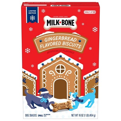 Milk-bone Gingerbread Flavor Crunchy Dog Treat Biscuits - 16oz : Target