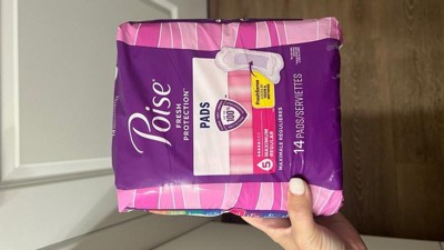 Poise Incontinence Pads For Women - Maximum Absorbency - 5 Drop ...
