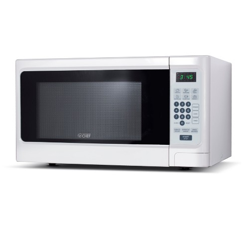 Commercial Chef Countertop Microwave 1.1 Cu. Ft. With 10 Power Levels ...