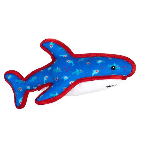 The Worthy Dog Tough Chomp The Shark Dog Toy : Target