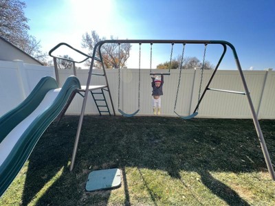 Lifetime Playset Climb And Slide Swing Set - Earthtone : Target