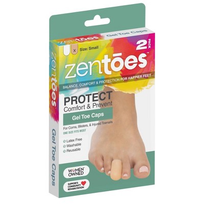Zentoes Gel Toe Caps To Protect Toes - Beige - S - 2pk : Target