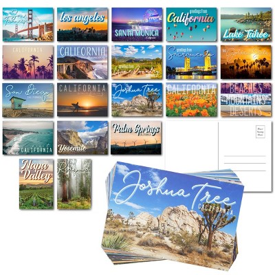 Pipilo Press Set Of 40 Vintage California Travel Postcards Bulk Post ...