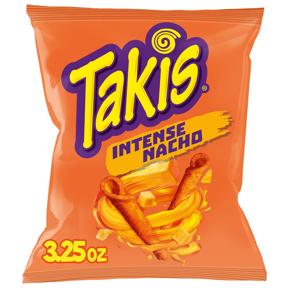 UPC 757528045289 - Takis Intense Nacho Cheese Tortilla Chips - 3.25oz ...