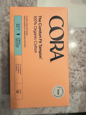 Cora Organic Cotton Tampons Mix Pack - Light/regular/super Absorbency ...