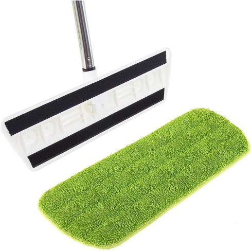 Kitchen + Home Flat Microfiber Dust Mop - 16" Washable Reusable Wet Or ...