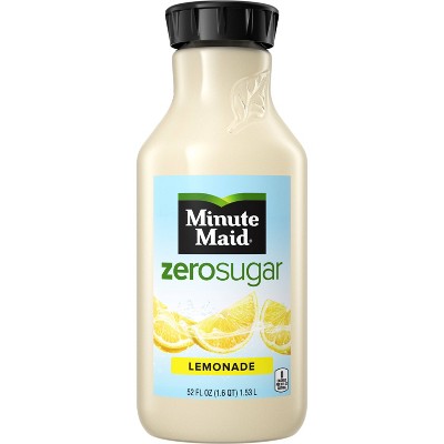 Minute Maid Zero Sugar Lemonade - 52 Fl Oz : Target