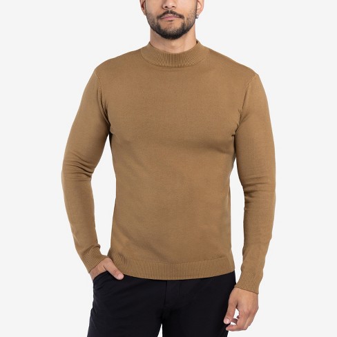 X Ray Men's Soft Slim Fit Turtleneck Mock Neck Pullover Sweaters For ...