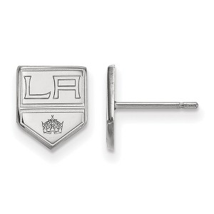 Black Bow Jewelry Sterling Silver Los Angeles Kings Nhl Stud Earring ...